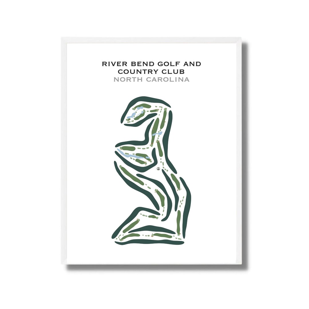 River Bend Golf & Country Club, NC | Golf Course Map, Golf Map, Golfer ...