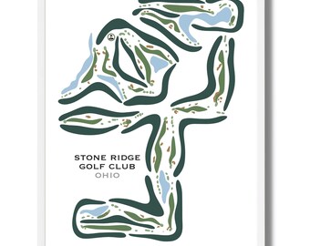 Ohio Golf Course Map - Etsy