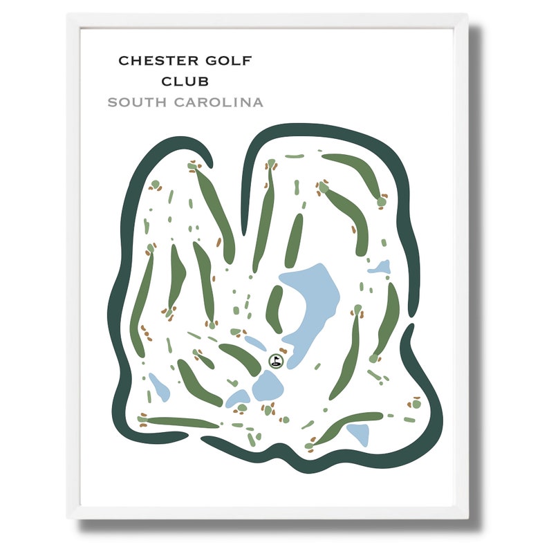 Chester Golf Club South Carolina Golf Wall Décor Golf - Etsy