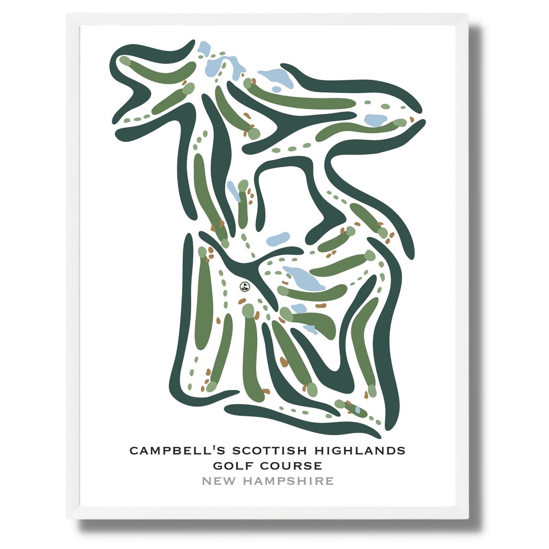 Campbell's Scottish Highlands Golf Course NH Golf - Etsy Australia