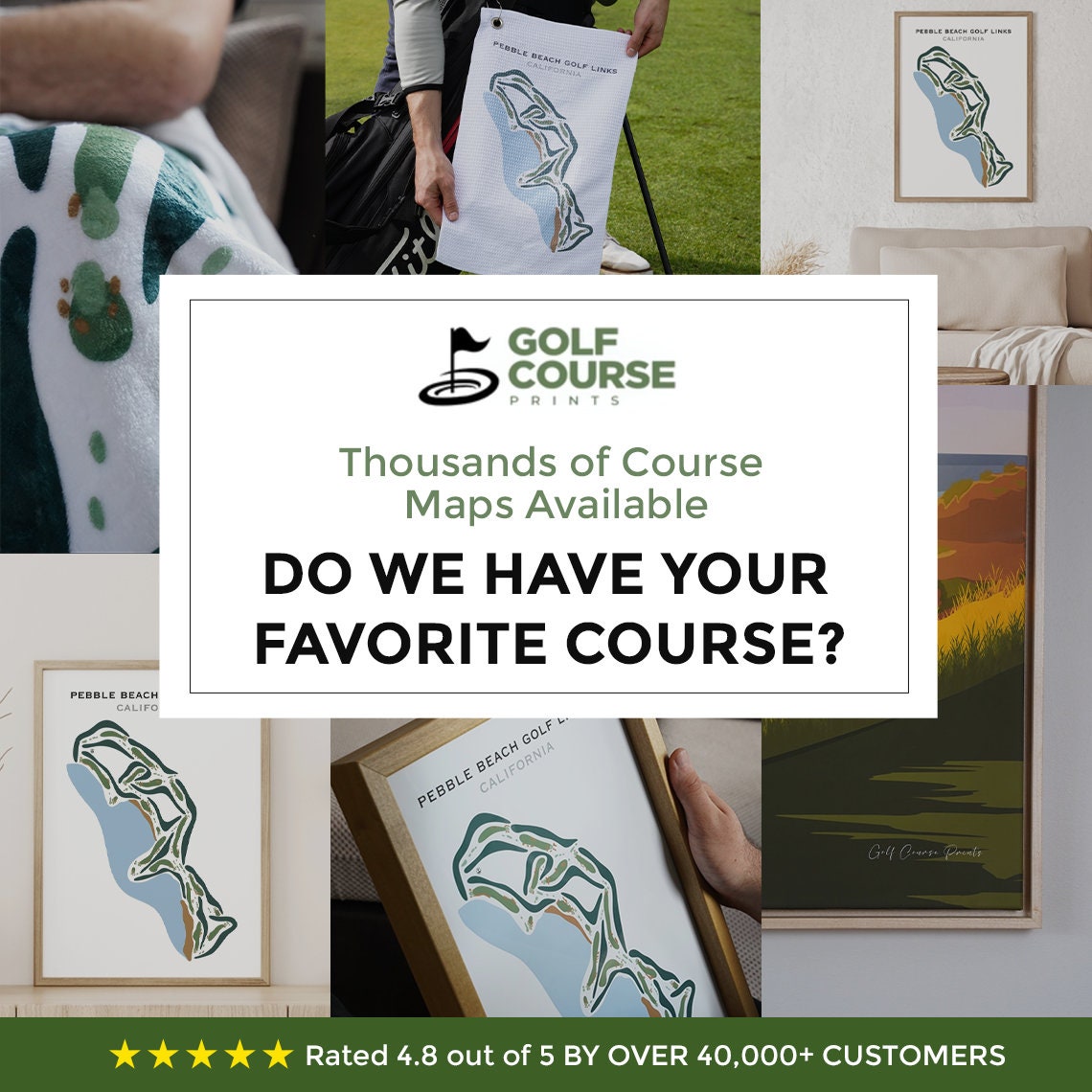 Pelican Point Golf & Country Club, LA | Golf Course Map, Golfer Gift ...
