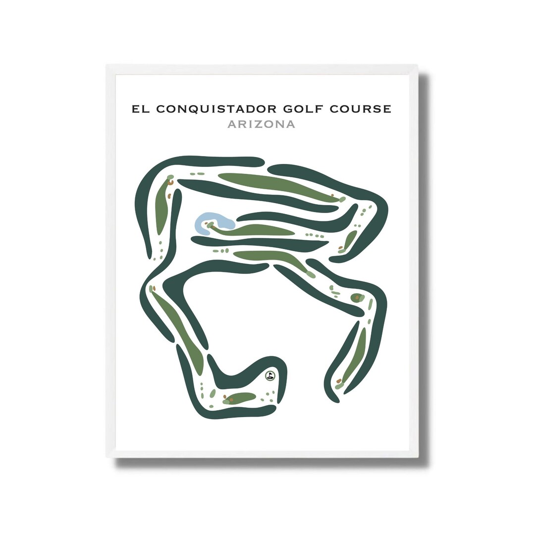 El Conquistador Golf Course, AZ | Golf Course Map, Golf Map, Golfer ...