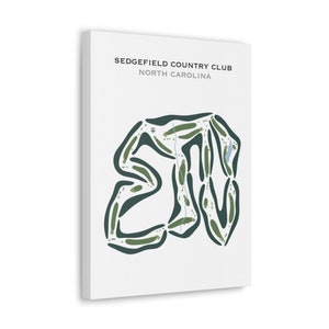 Sedgefield Country Club, North Carolina, Golf Course Print, Golf Golf ...