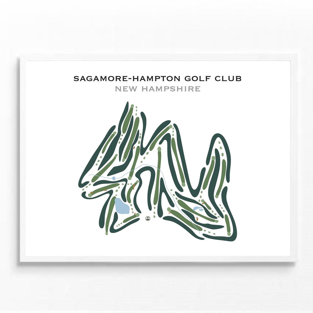 Sagamore - Hampton Golf Club, NH | Golf Course Map, Golf Map,golfer ...