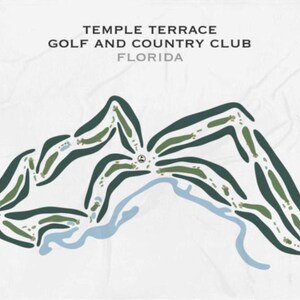 Temple Terrace Golf & Country Club, FL | Golf Course Map, Golf Map ...