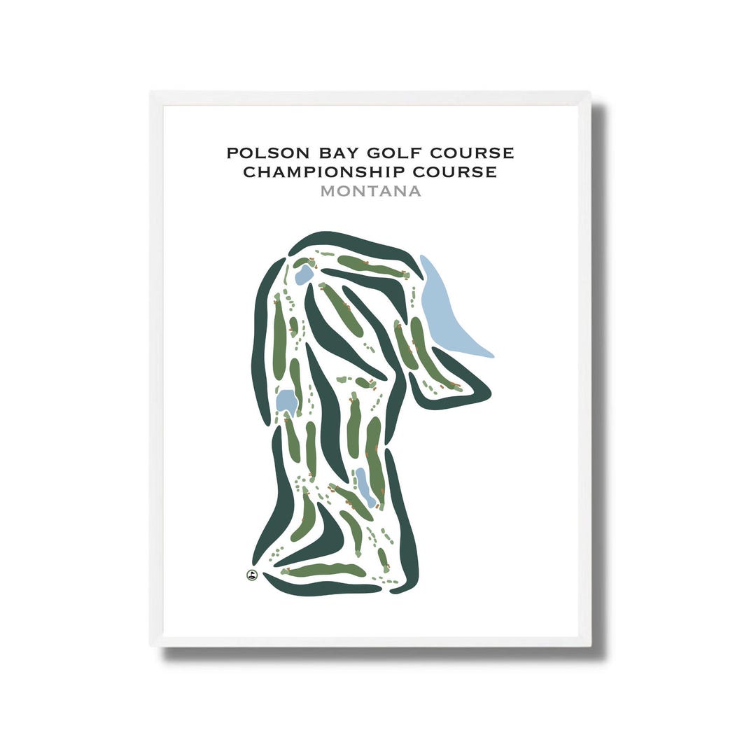 Polson Bay Golf Course - Championship Course, MT | Golf Course Map ...