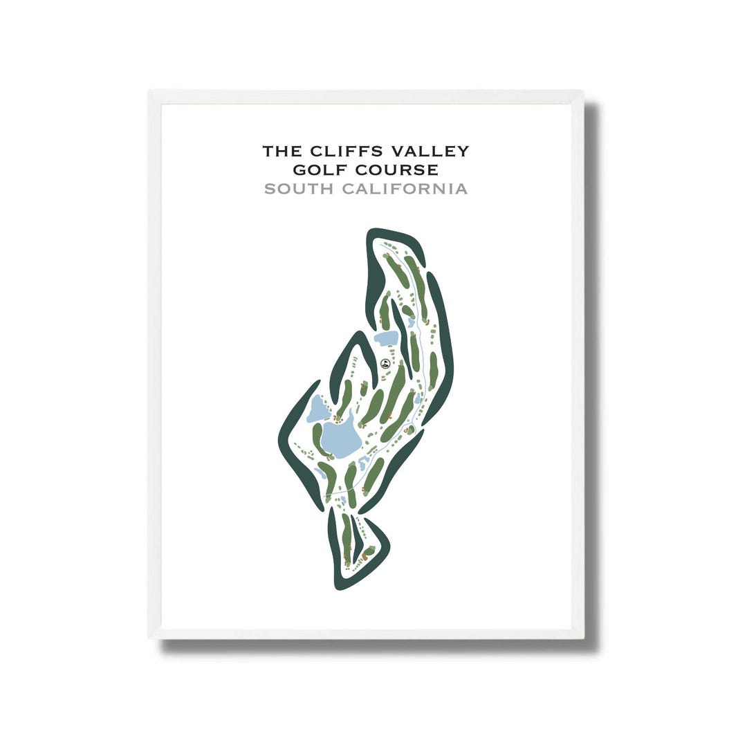 The Cliffs Valley Golf Course, SC | Golf Course Map, Golf Map, Golfer ...