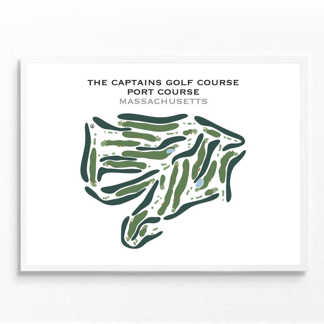 The Captains Golf Course, Port Course, MA | Golf Course Map, Golfer ...