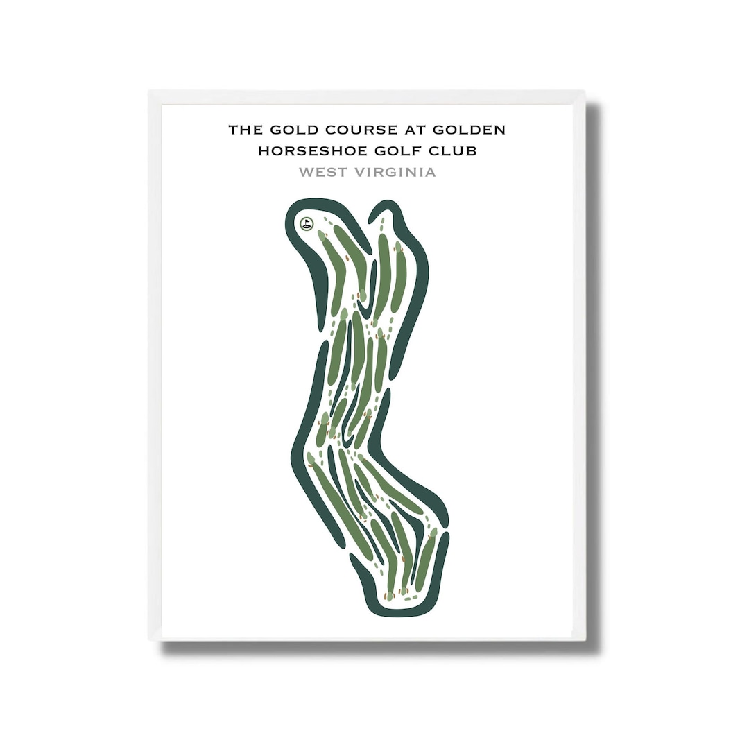 The Gold Course at Golden Horseshoe Golf Club, WV Wall Art | Golf ...