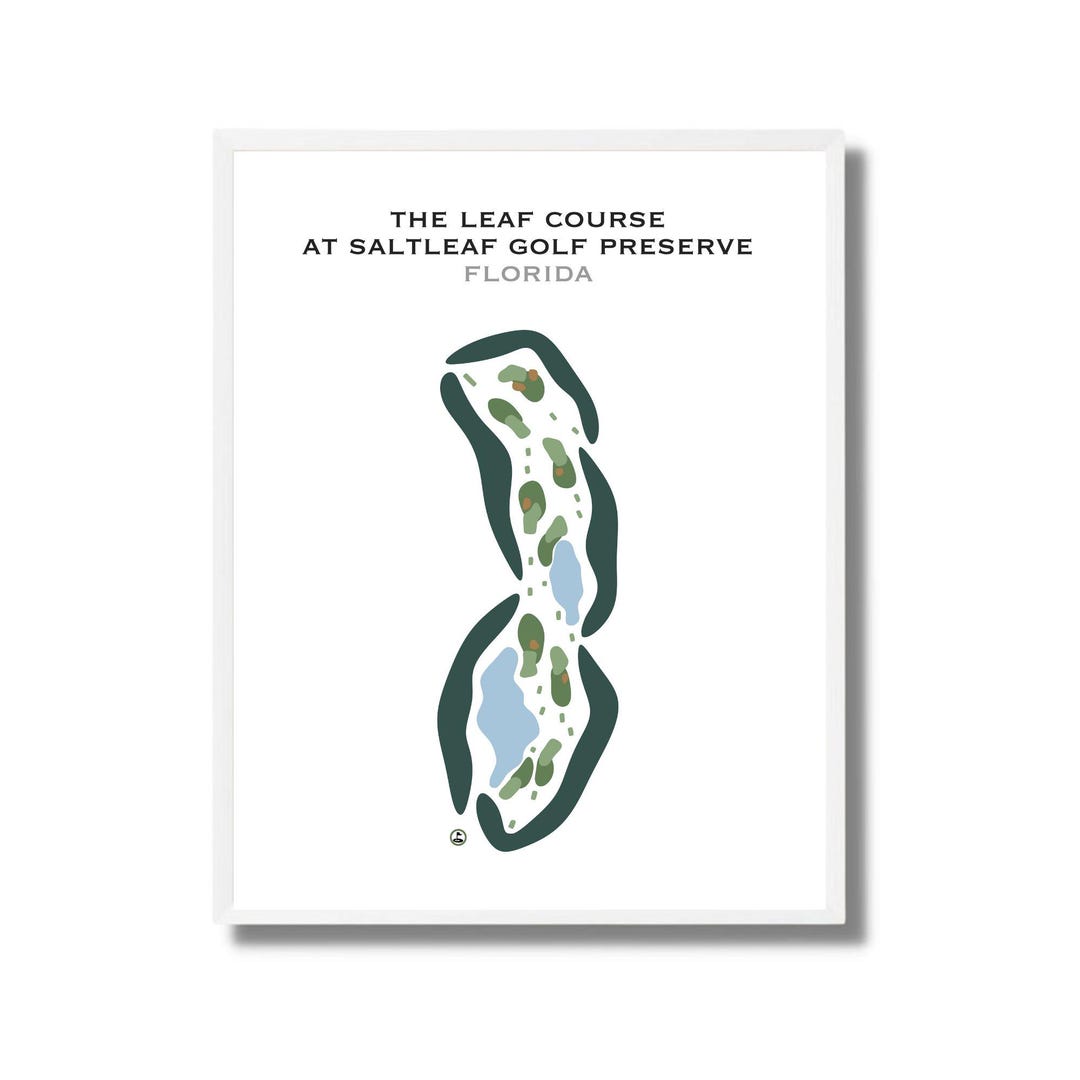 The Leaf Course at Saltleaf Golf Preserve, FL | Golf Course Map, Golf ...