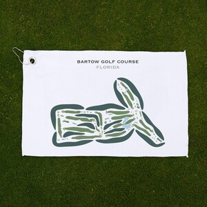 Bartow Golf Course, Florida | Golf Course Map, Golf Map, Golfer Gift ...