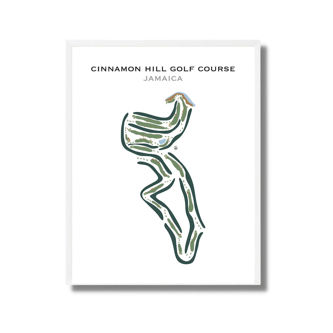 Cinnamon Hill Golf Course, Jamaica | Golf Course Map, Golf Map, Golfer ...