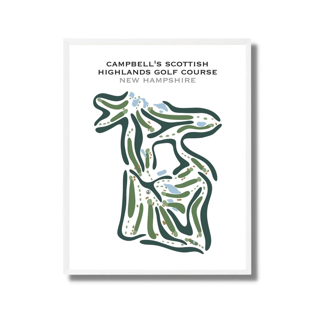 Campbell's Scottish Highlands Golf Course, NH | Golf Course Map, Golf ...
