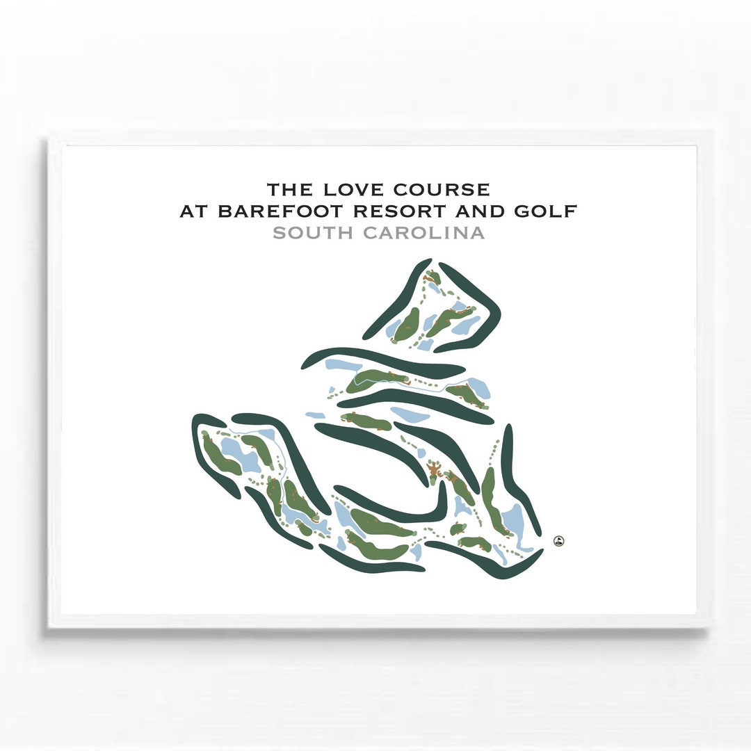 The Love Course at Barefoot Resort & Golf, SC | Golf Course Map, Golf ...