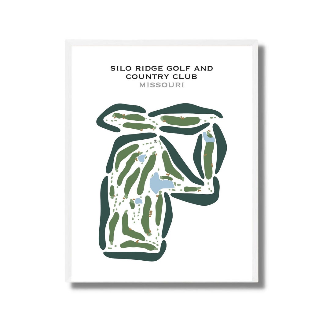 Silo Ridge Golf & Country Club, MO | Golf Course Map, Golf Map, Golfer ...
