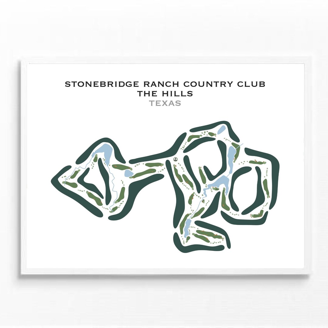 Stonebridge Ranch Country Club - the Hills, TX | Golf Course Map, Golf ...