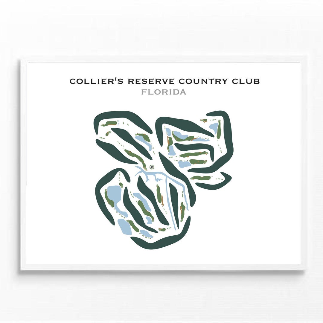 Collier's Reserve Country Club, FL | Golf Course Map, Golf Map, Golfer ...