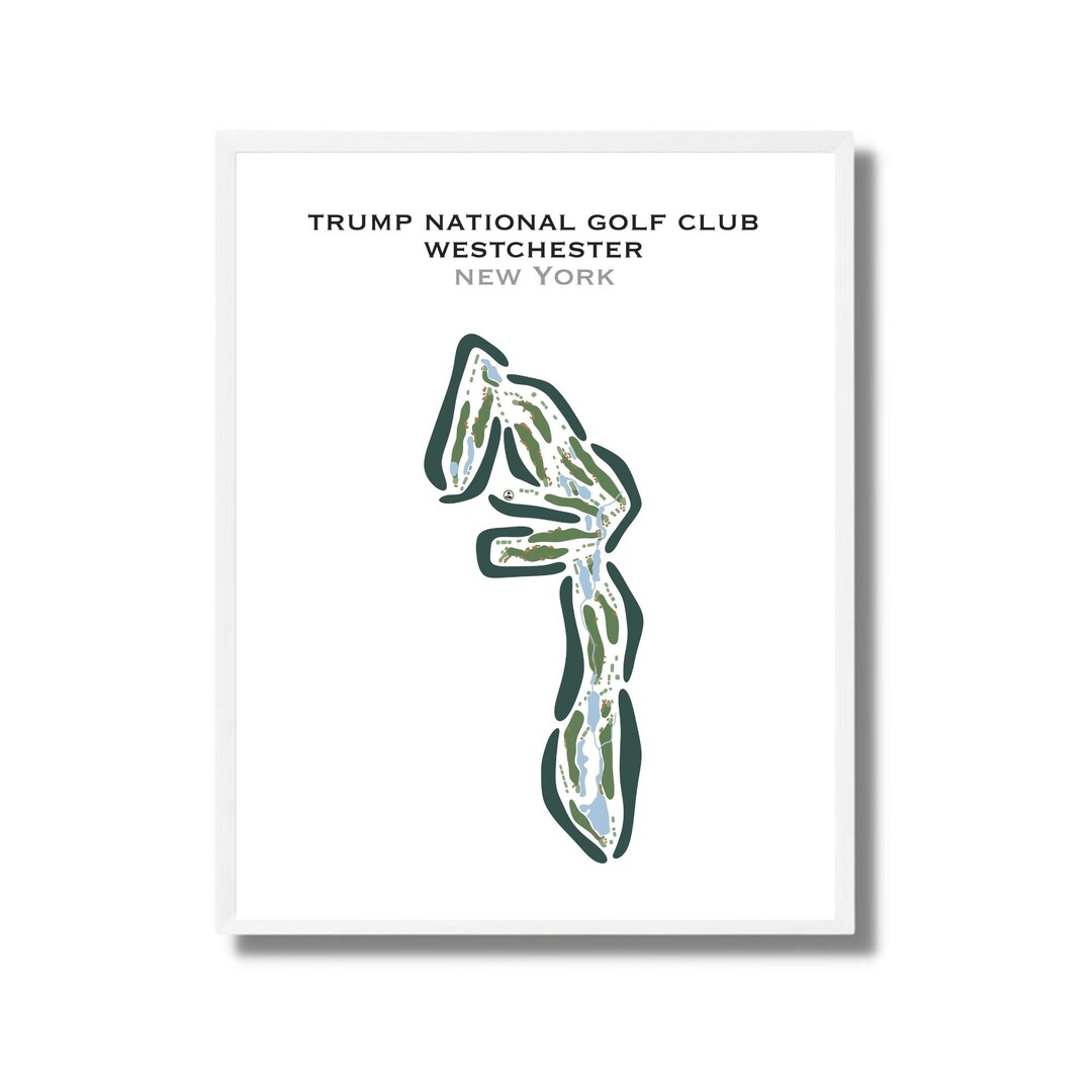 Trump National Golf Club Westchester, NY | Golf Course Map, Golf Map ...