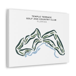 Temple Terrace Golf & Country Club, FL | Golf Course Map, Golf Map ...