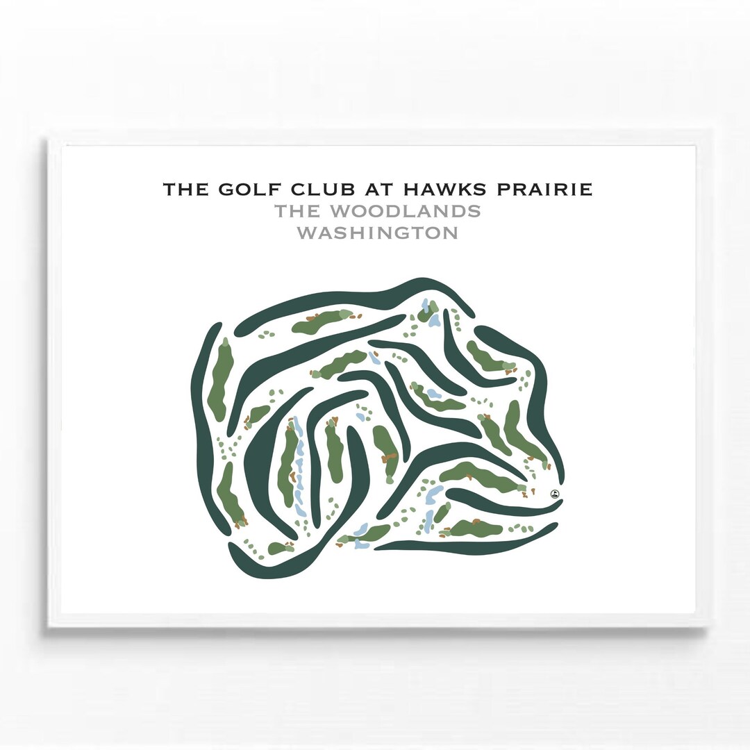 The Golf Club at Hawks Prairie - the Woodlands, WA, Golf Course Map ...