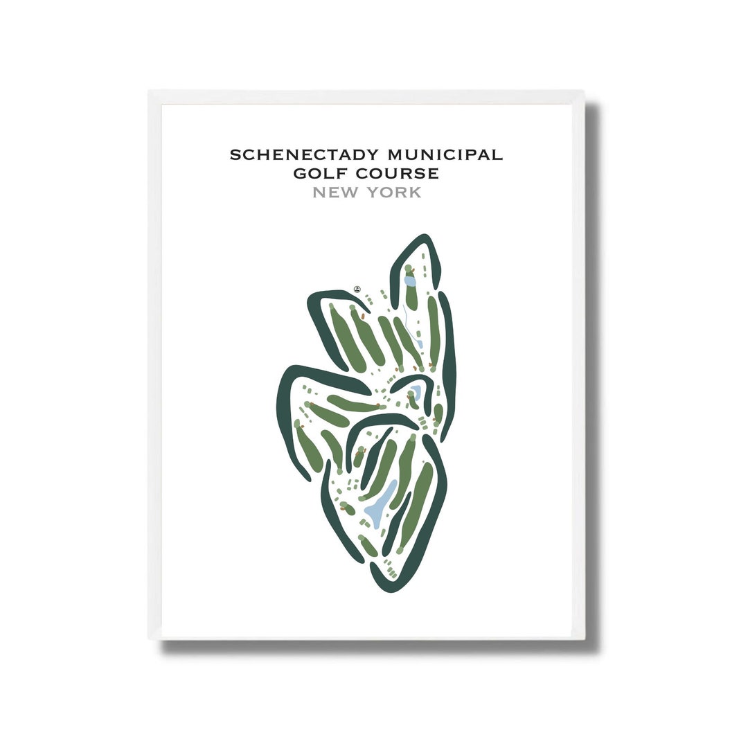 Schenectady Municipal Golf Course, NY | Golf Course Map, Golf Map ...