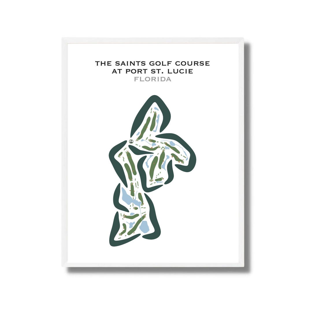 The Saints at Port St. Lucie Golf Course, FL | Golf Course Map, Golf ...