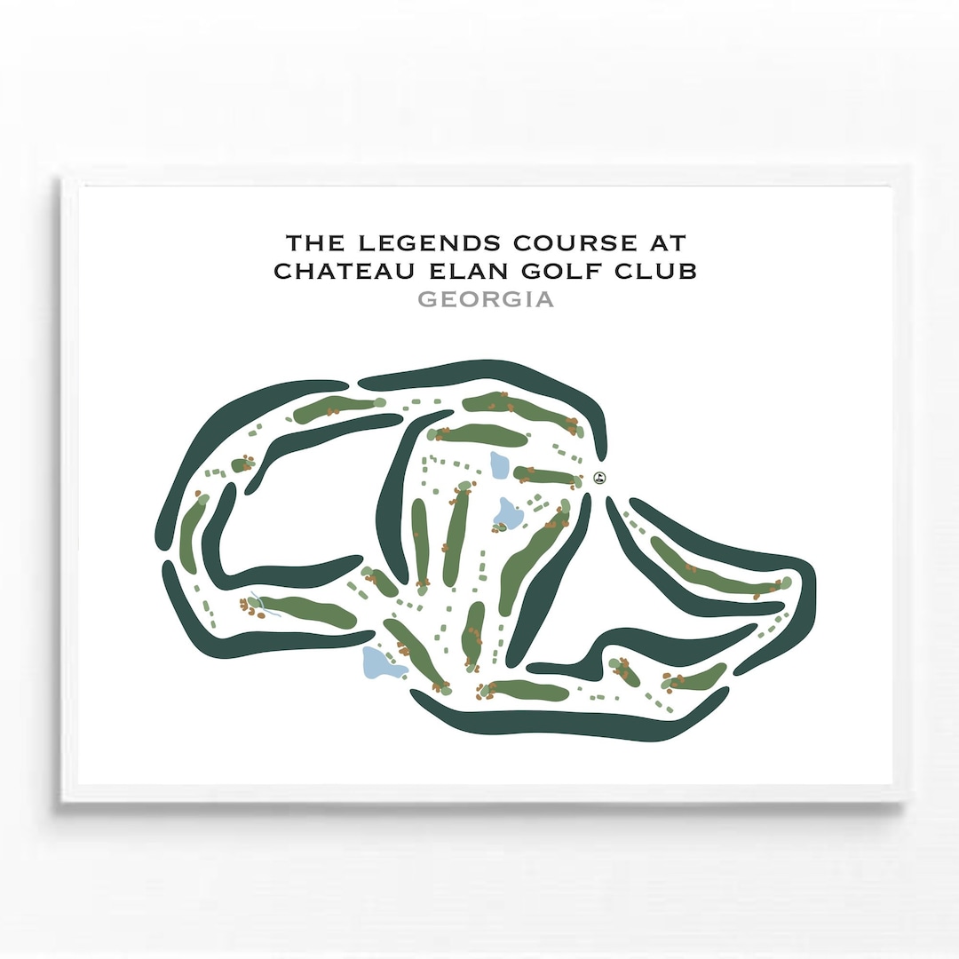 The Legends Course at Chateau Elan Golf Club, GA | Golf Course Map ...