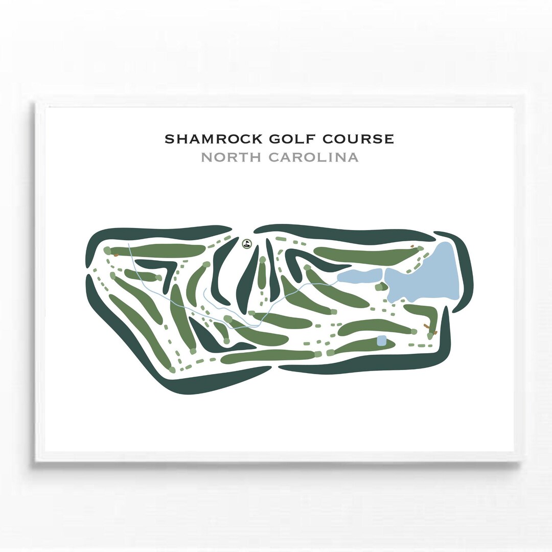 Shamrock Golf Course, NC | Golf Course Map, Home Decor, Golf Map ...