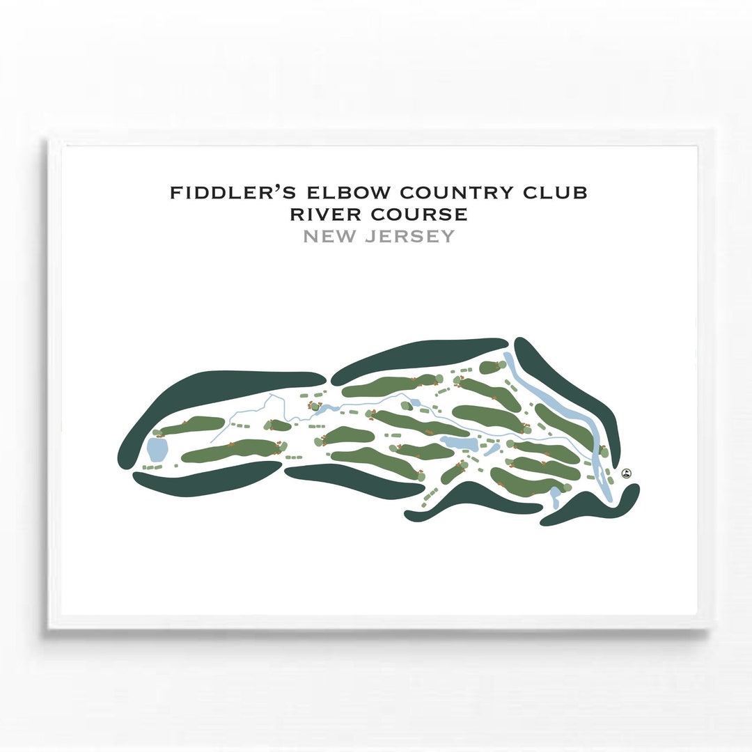 Fiddler's Elbow Country Club - the River Course, NJ | Golf Course Map ...