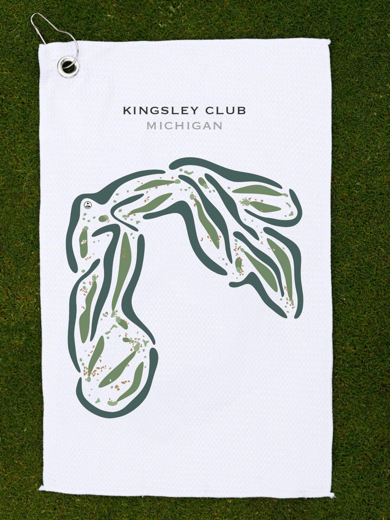 Kingsley Club, Michigan | Golf Course Map, Golf Gifts for Dad, Golfer ...
