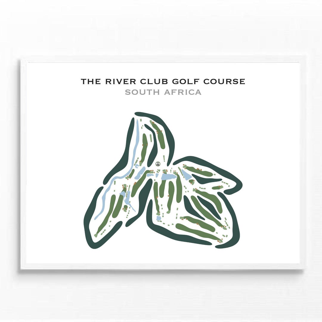 The River Club Golf Course, South Africa | Golf Course Map, Golf Map ...