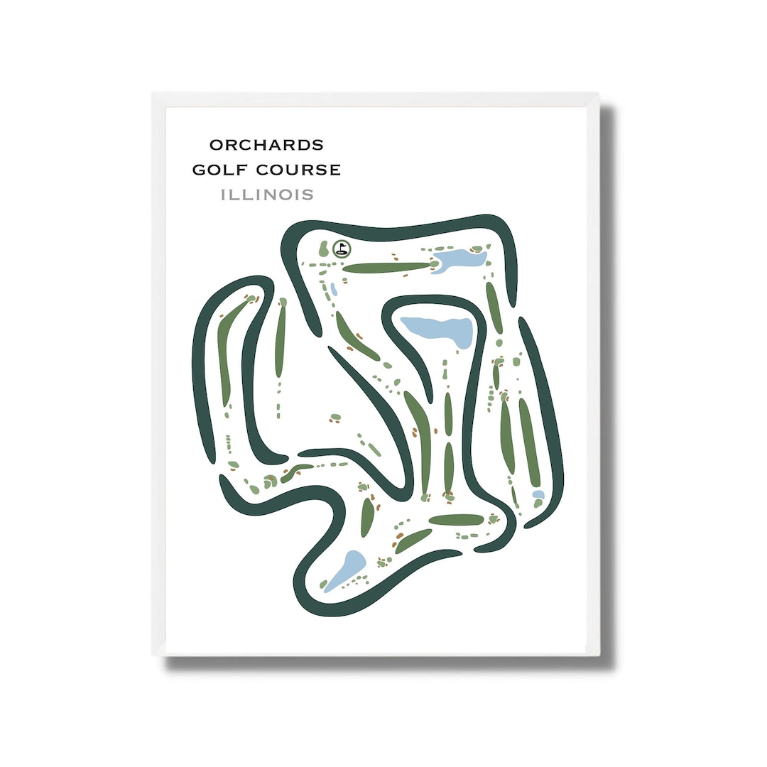 Orchards Golf Course, Illinois | Golf Home Décor, Golf Wall Art, Golf ...