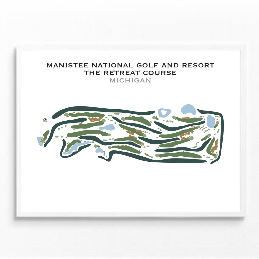 Manistee National Golf & Resort, the Retreat Course, MI | Golfer Gift ...