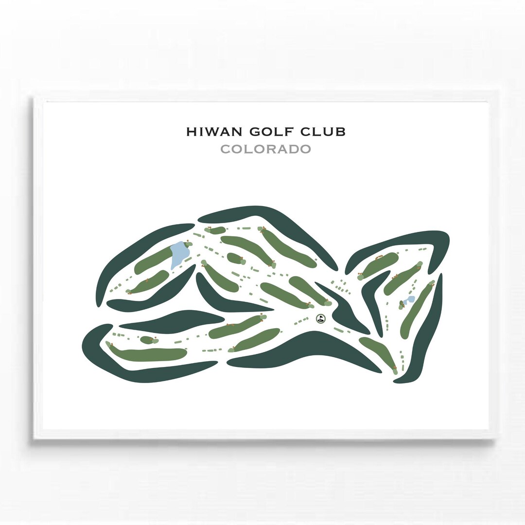 Hiwan Golf Club, Colorado | Golf Course Map, Home Decor, Golf Map ...