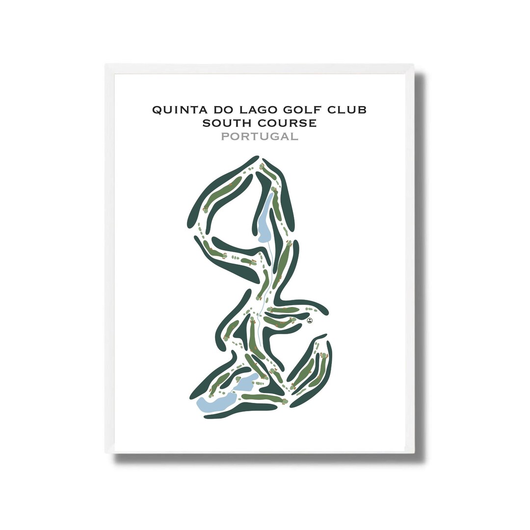 Quinta Do Lago South Golf Course, Portugal | Golf Course Map, Golf Map ...