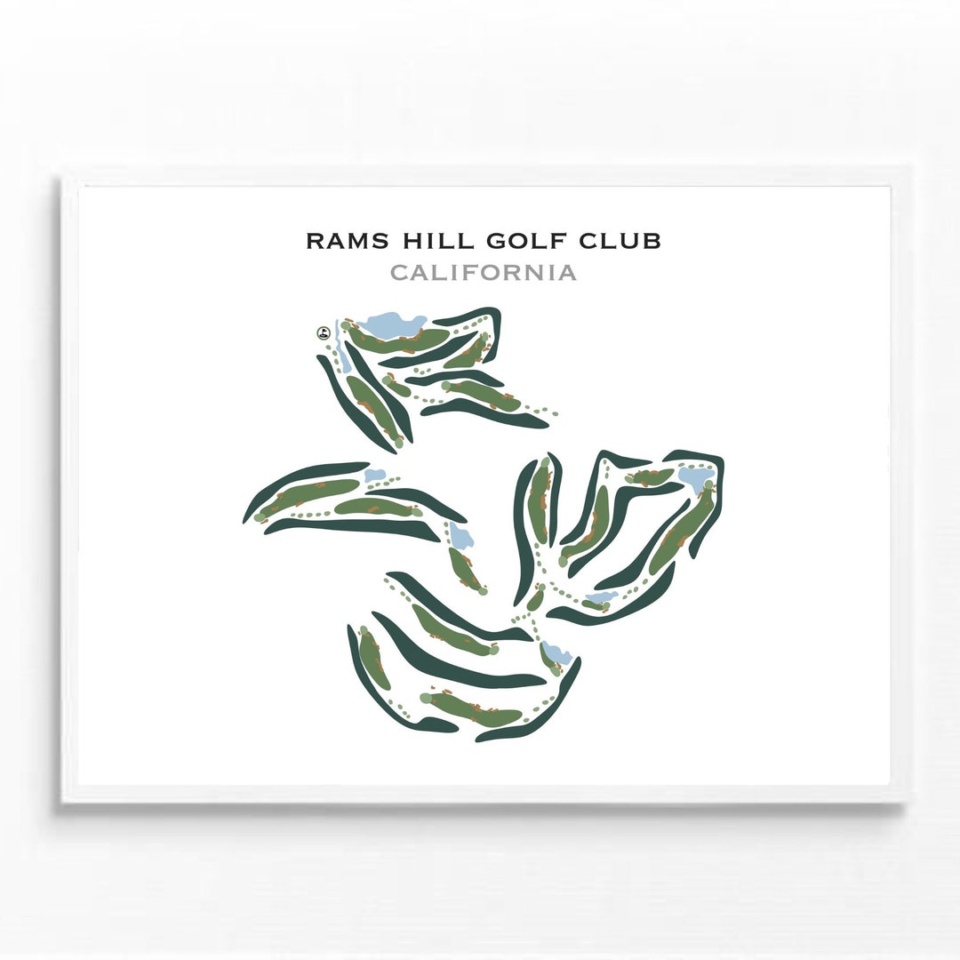 Rams Hill Golf Club, California | Golf Course Map, Golf Map, Golfer ...