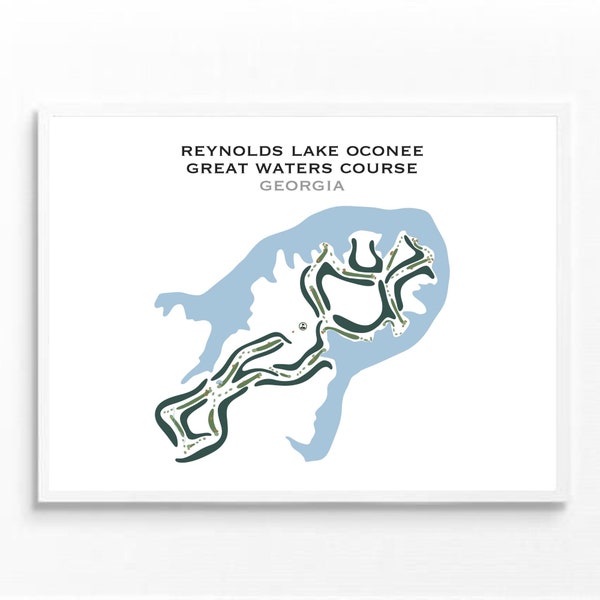 Great Waters Lake Oconee Course Map - Etsy