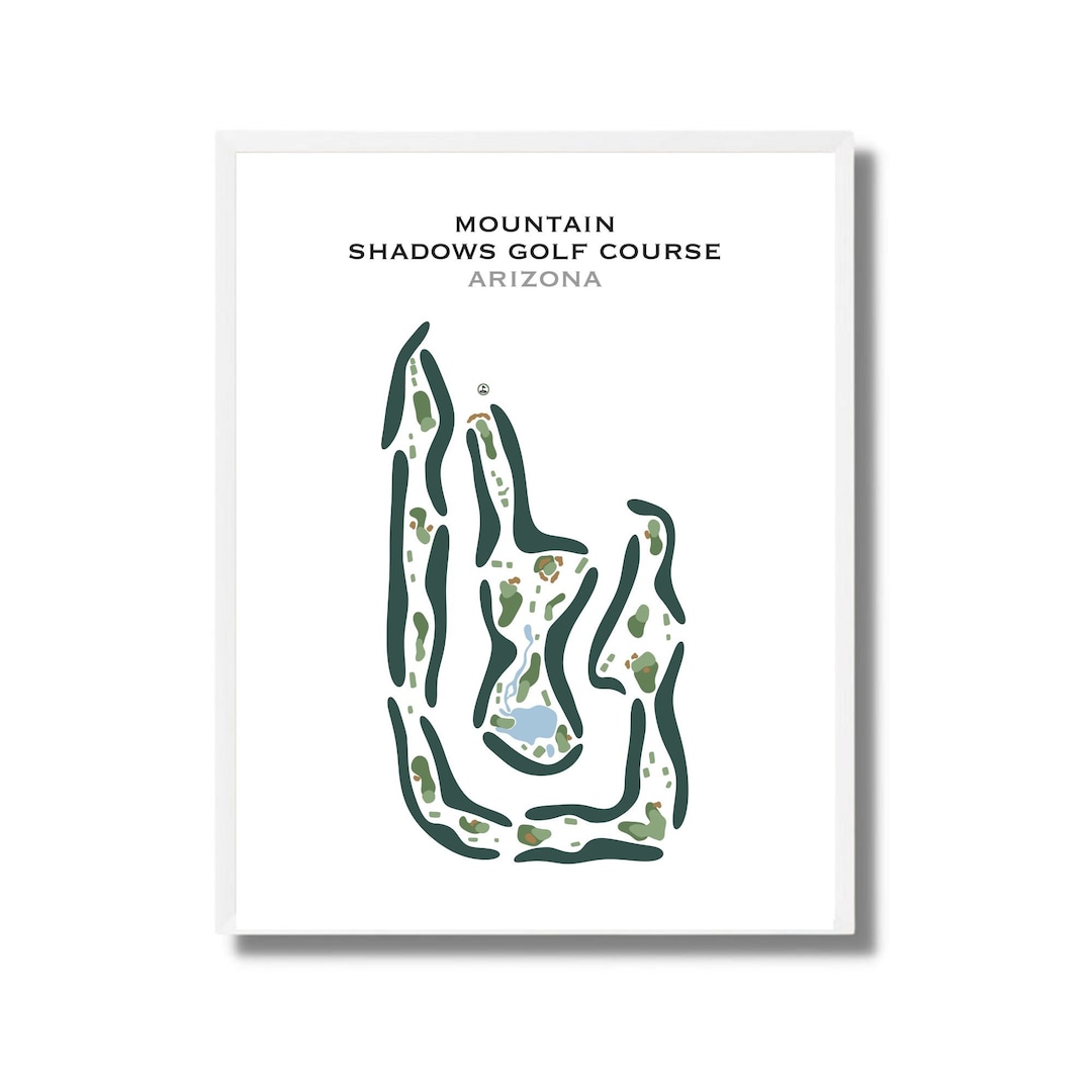 Mountain Shadows Golf Course, AZ | Golf Course Map, Golf Map,golfer ...