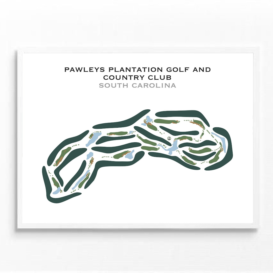 Pawleys Plantation Golf & Country Club, SC | Golf Course Map, Golf Map ...