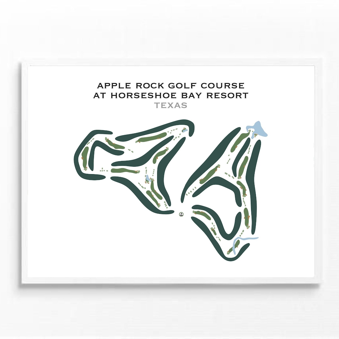 Apple Rock Golf Course, Horseshoe Bay Resort, TX | Golf Course Map ...