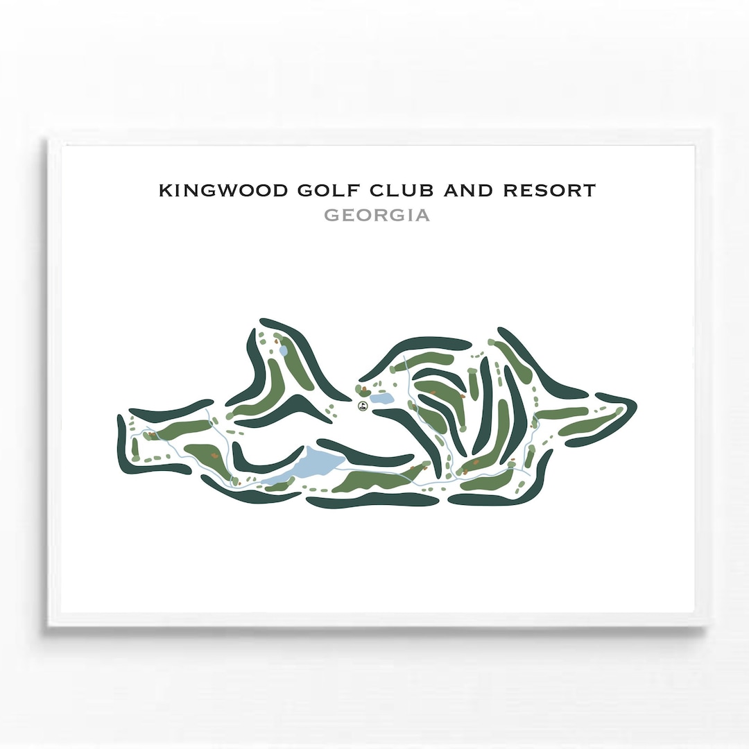 Kingwood Golf Club & Resort, GA | Golf Course Map, Golf Map, Golfer ...