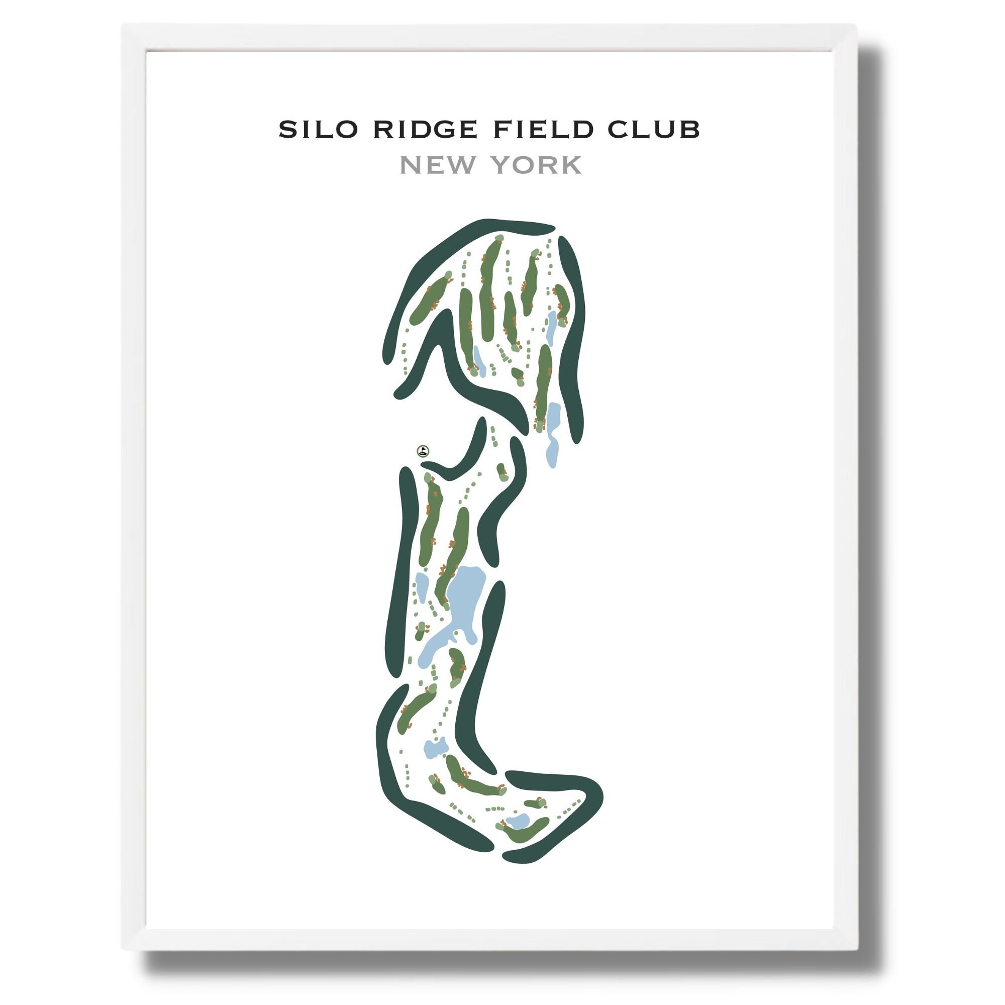 Silo Ridge Field Club NY Golf Course Map Home Decor - Etsy
