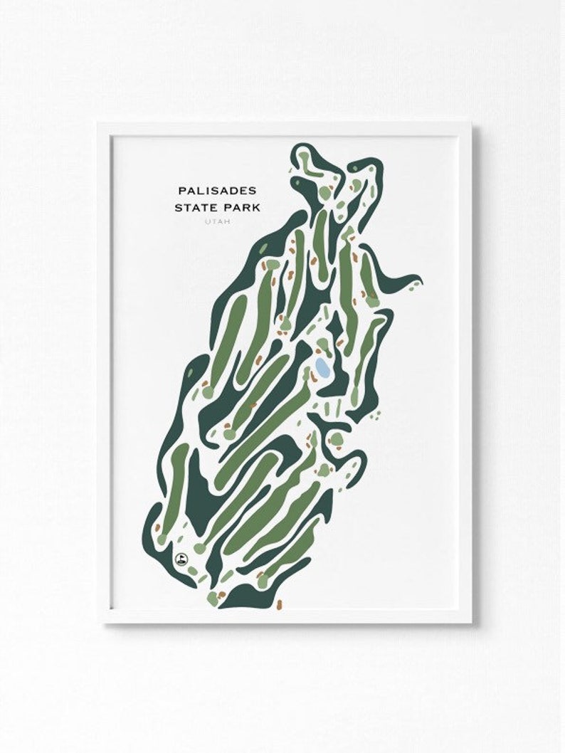 Palisades State Park Golf Course Located in Sterling Utah - Etsy