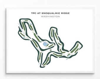 Snoqualmie Map Print - Etsy