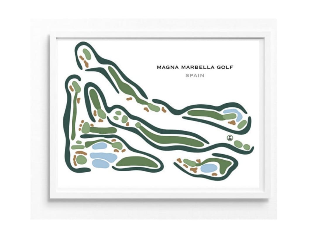 Magna Marbella Golf | Spain | Golf Course Map, Golf Gifts for Dad, Golf ...