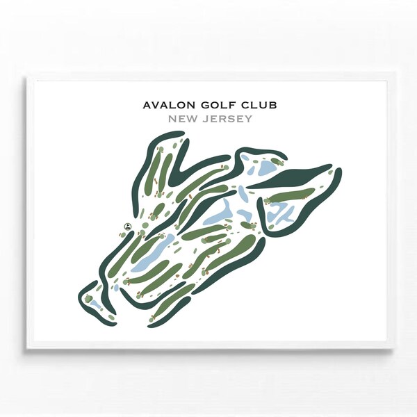 Avalon Map Wall Art - Etsy