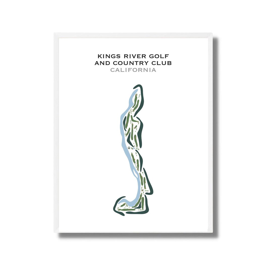 Kings River Golf & Country Club, CA | Golf Course Map, Golf Map, Golfer ...