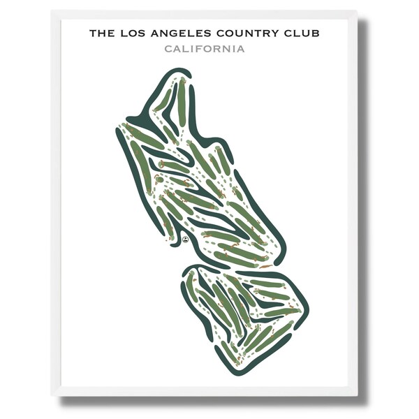 Golf Course Layout Print - Etsy