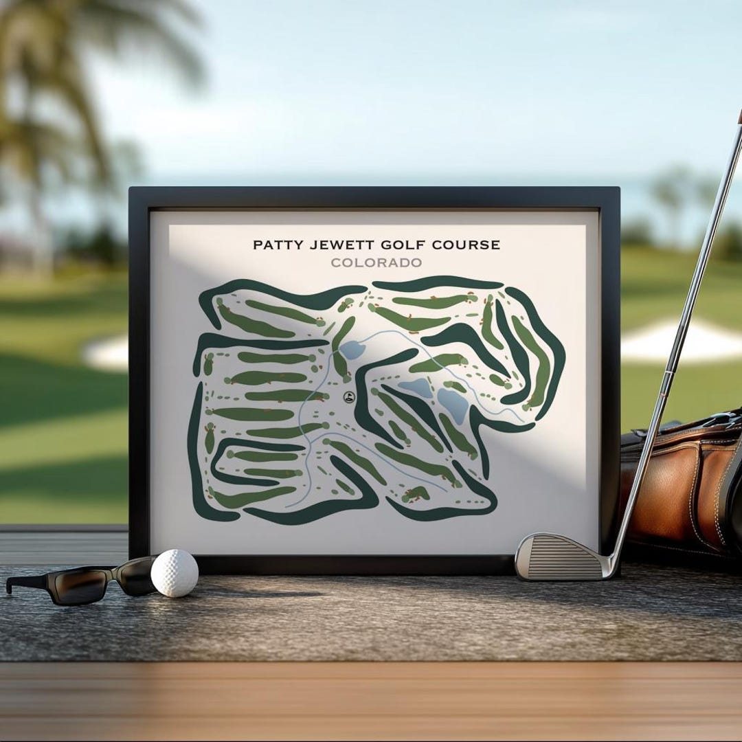 Patty Jewett Golf Course, Colorado, Golf Course Print, Golf Décor, Golf ...