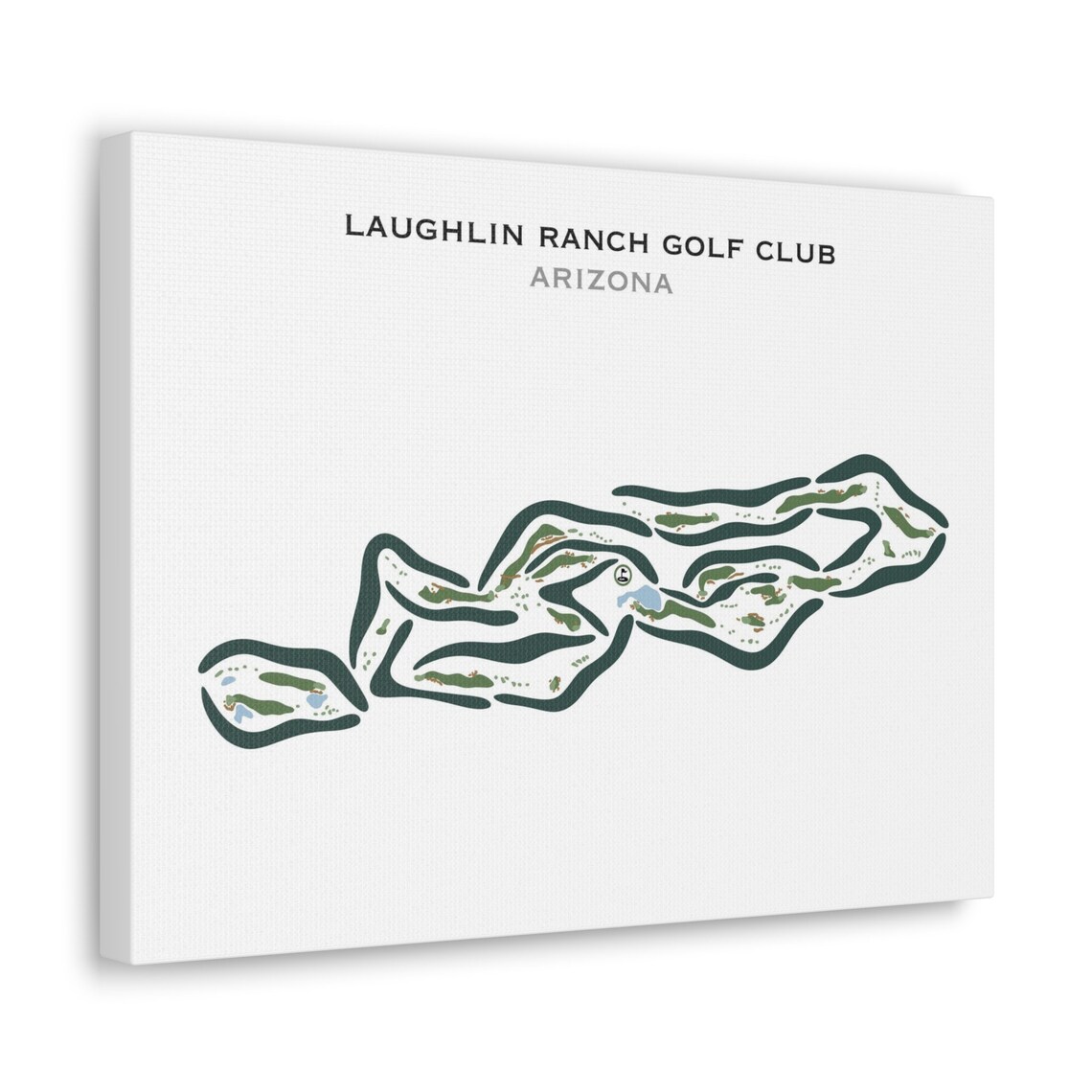 Laughlin Ranch Golf Club, Arizona Golf Course Map, Perfect Gift for Him ...